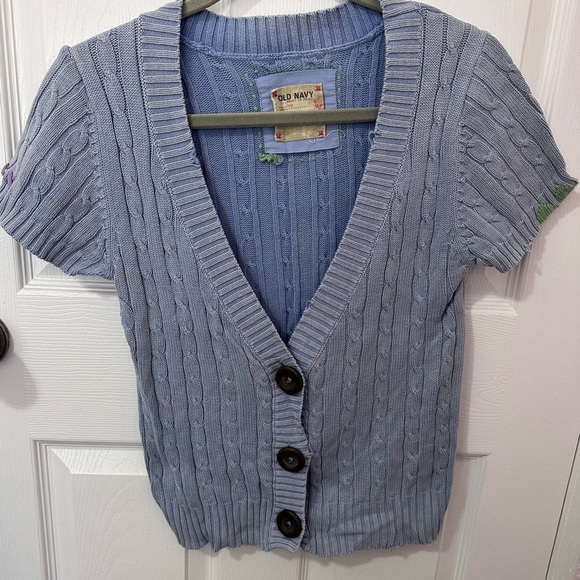 Old Navy | Sweaters | Periwinkle Cardigan Short Sleeve | Poshmark